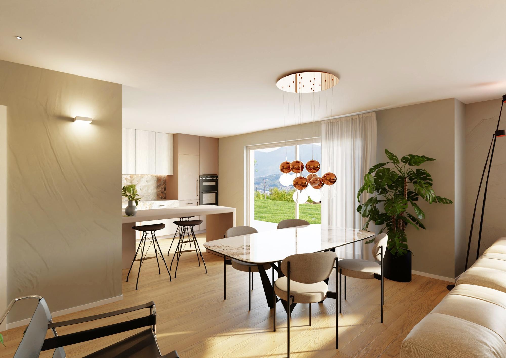 Buildable land R2 with lake view and project in Cademario