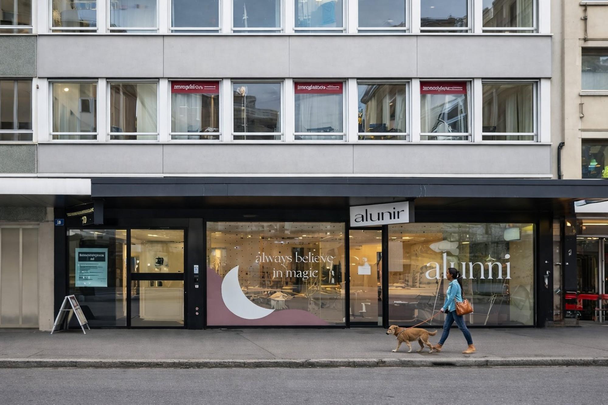Retail space directly next to the Globus department store!