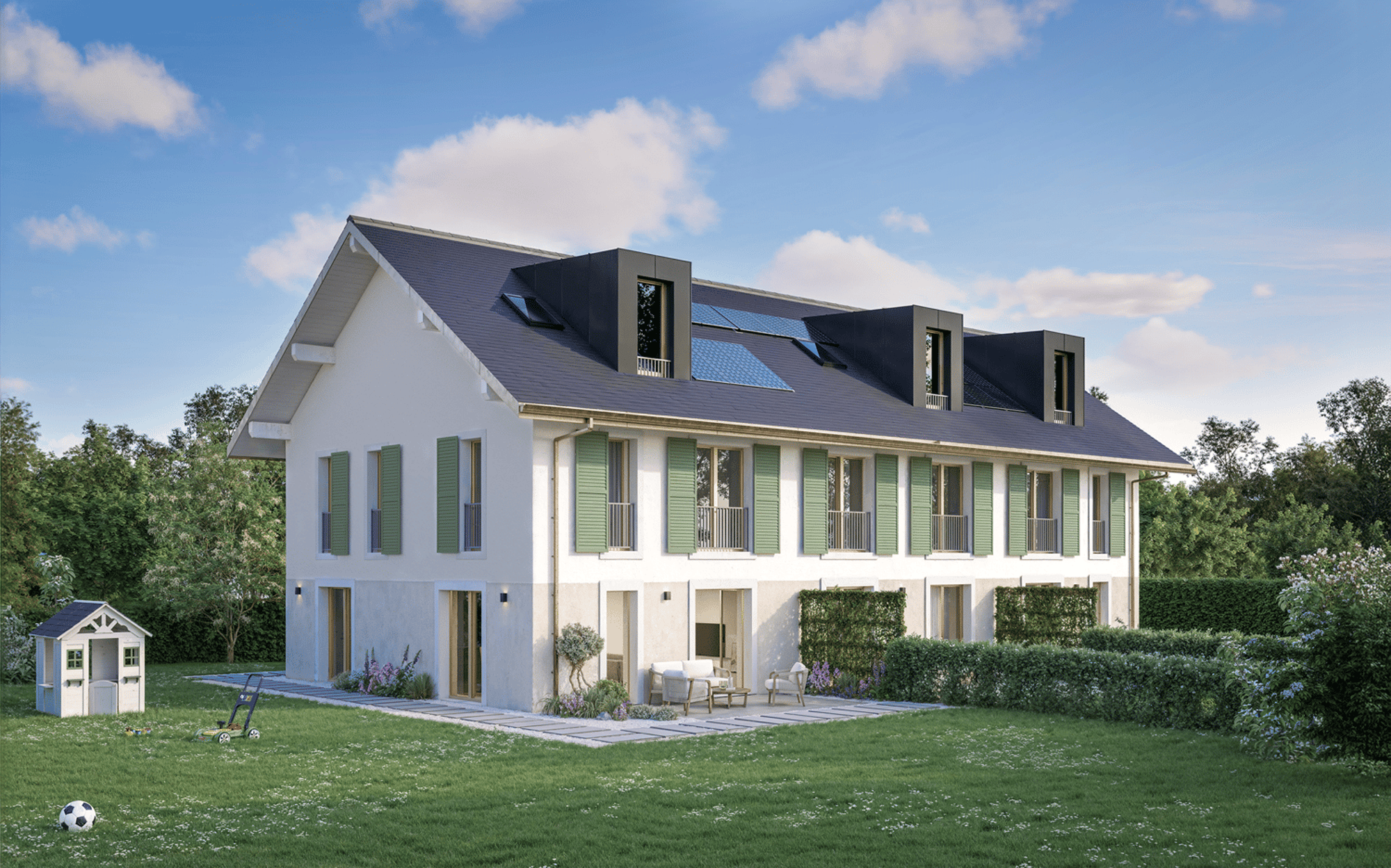 Maison contiguë - 6 pièces - pour CHF 2190000 - 172 m² - Nouvelle ...