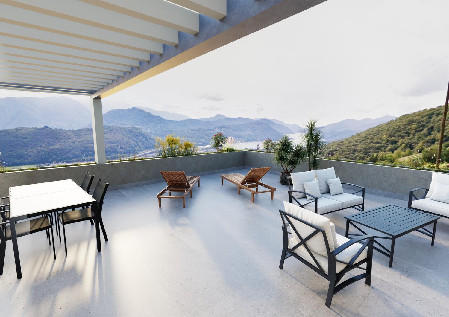 Buildable land R2 with lake view and project in Cademario