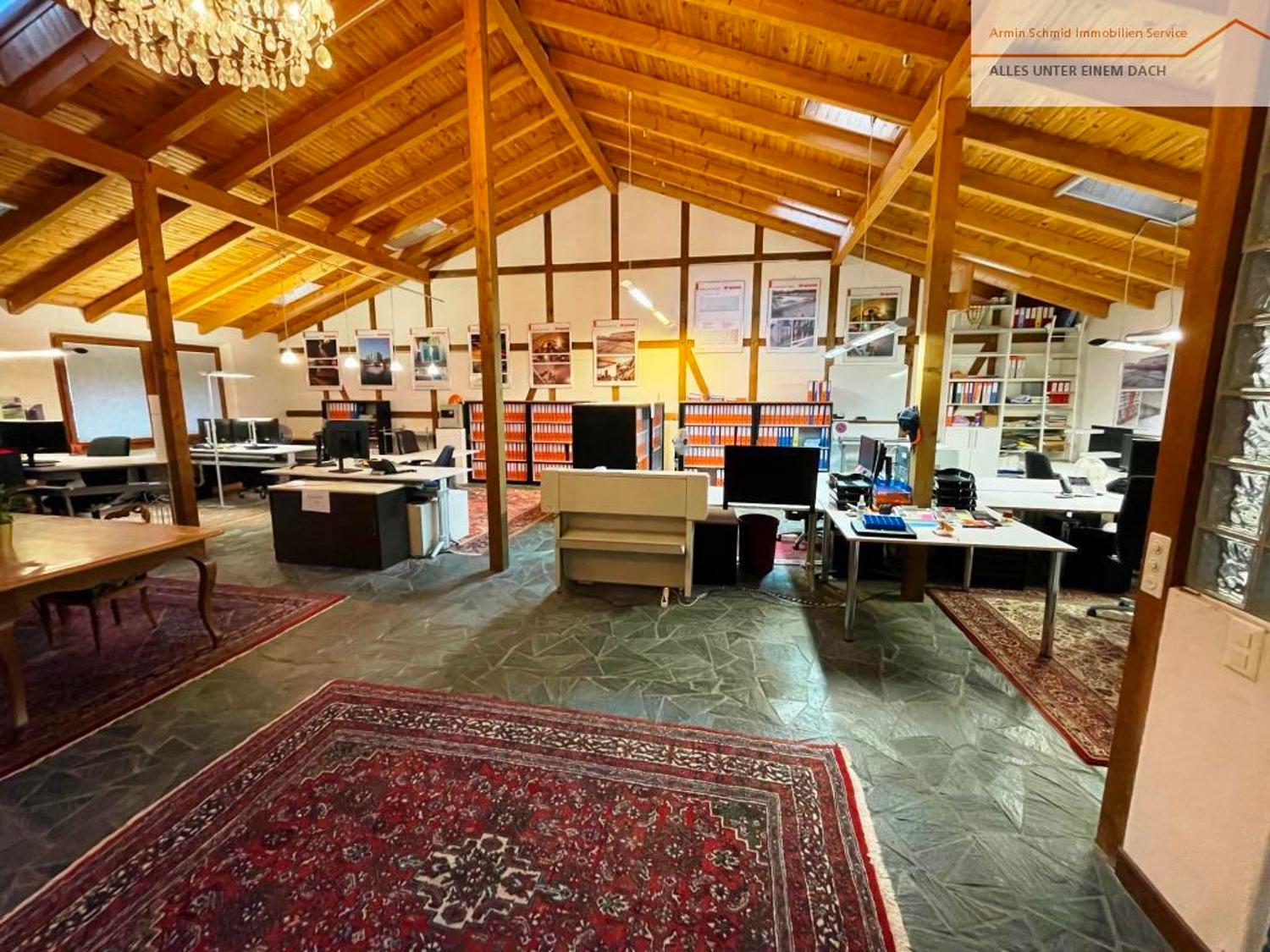 Large office, storage with workshop, archive and secondary rooms ...