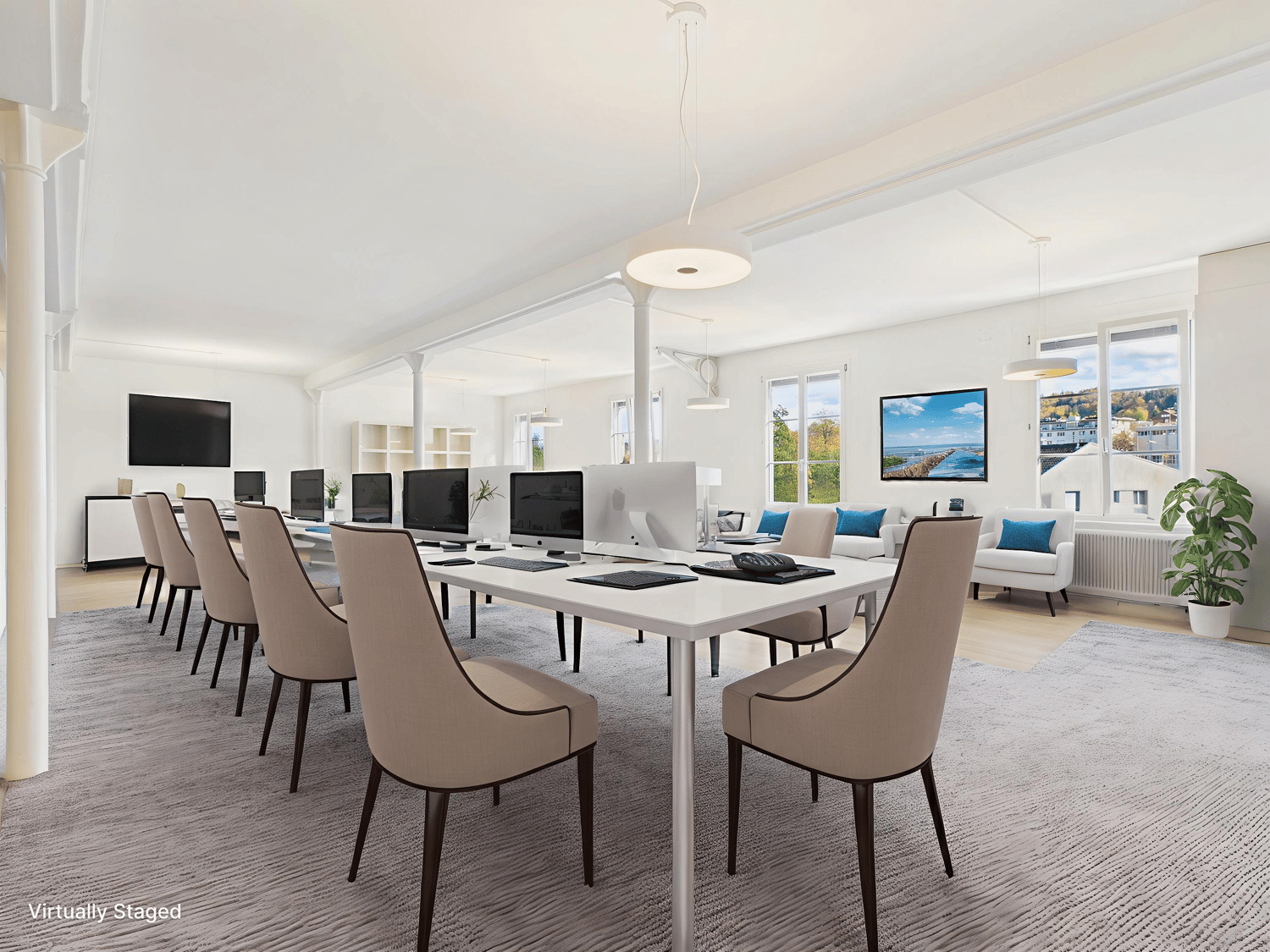 Bureau attractif à St. Gallen