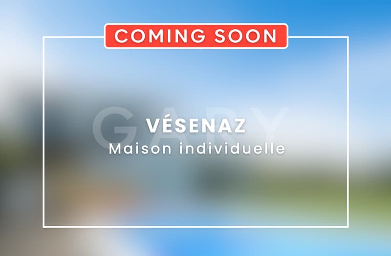 Maison individuelle à Vésenaz, proche du lac et de toutes commodités ...