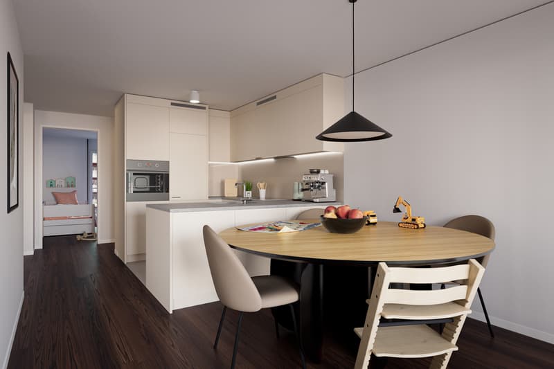 3½ rooms - Apartment - in Althardstr. 52B - for CHF 2431 - 77 m² - Floor: 4