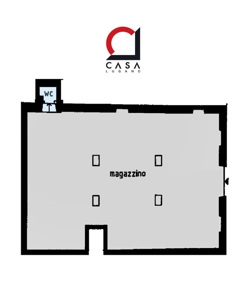 Large rented warehouse with good income opportunities