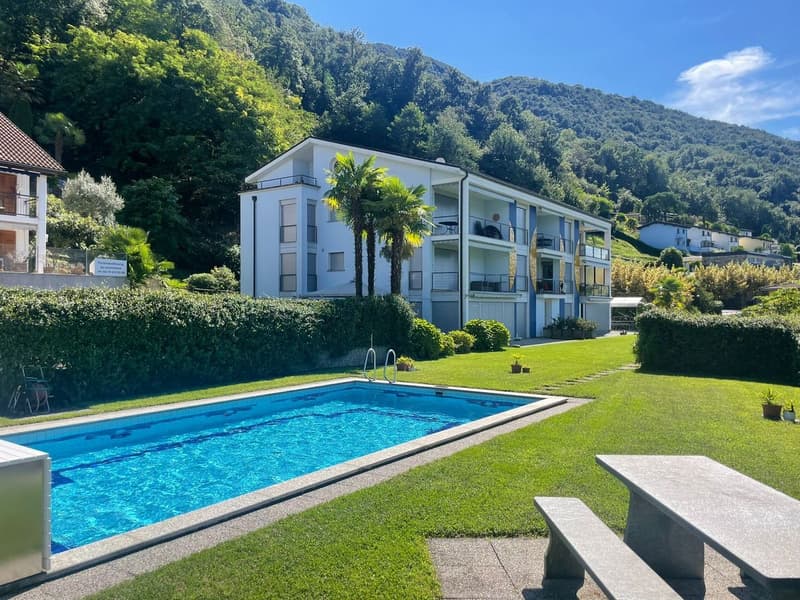 Zauberhafte Wohnung mit Garten, Jacuzzi, Swimmingpool und Seesicht | ImmoScout24