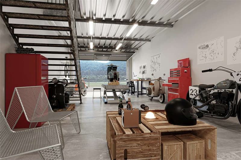 Ein auf zwei Ebenen anpassbares Box-System in strategischer Lage