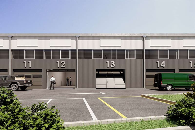 Ein auf zwei Ebenen anpassbares Box-System in strategischer Lage