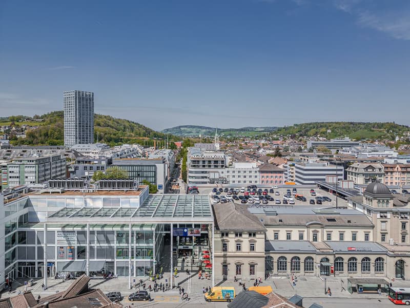 Sales or service area at Winterthur train station