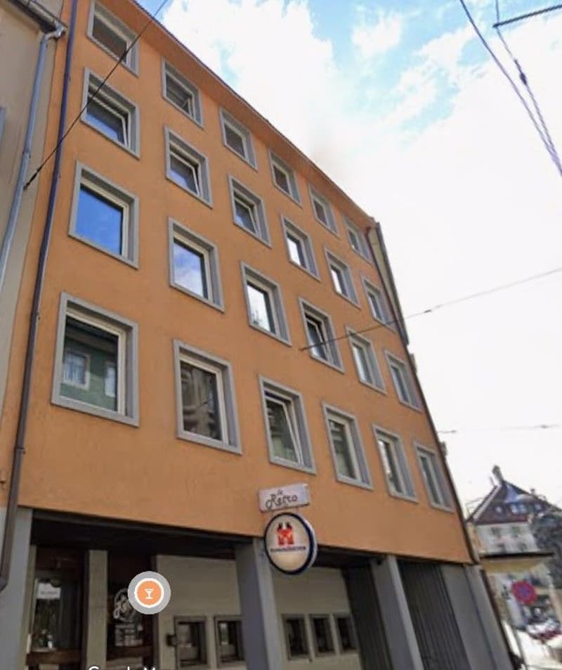 *Building with café-restaurant*