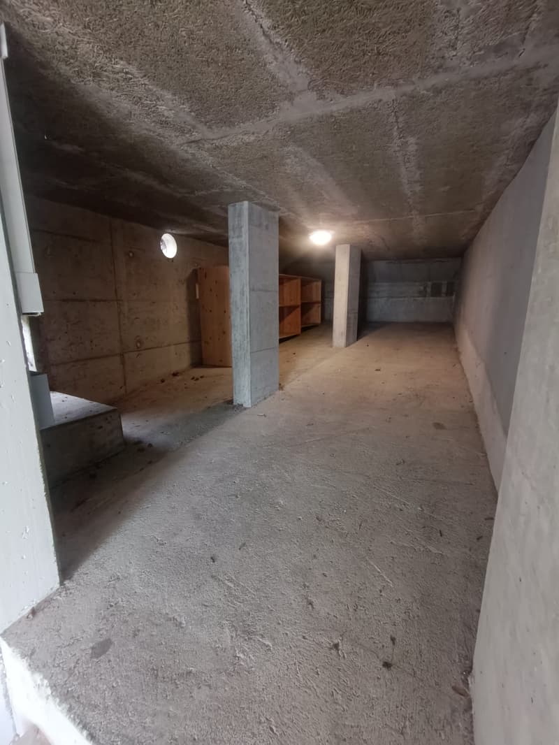 Garage box with additional storage space for rent